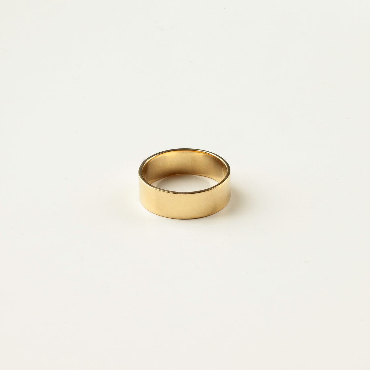 Massive Flat Gold Ring